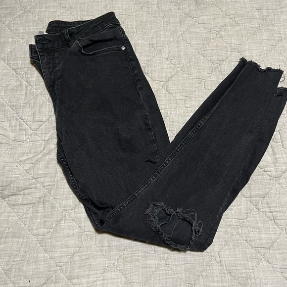Divided | Jeans | Divided Brand Black Skinny Holy Jeans | Poshmark